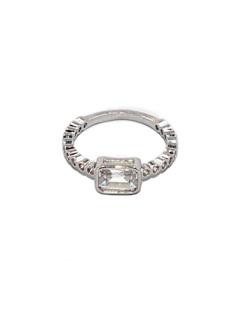 Anillo cuadrado Yoiko The One cristal brillante 1