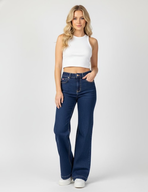 Jeans Wide leg Obs Jeans Básicos para mujer 1