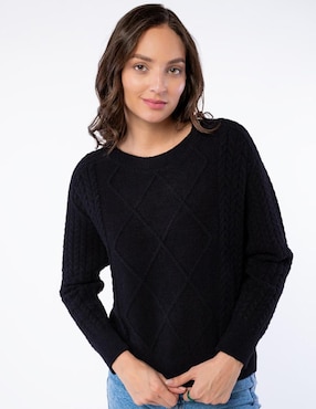 Suéter Generra cuello redondo para mujer